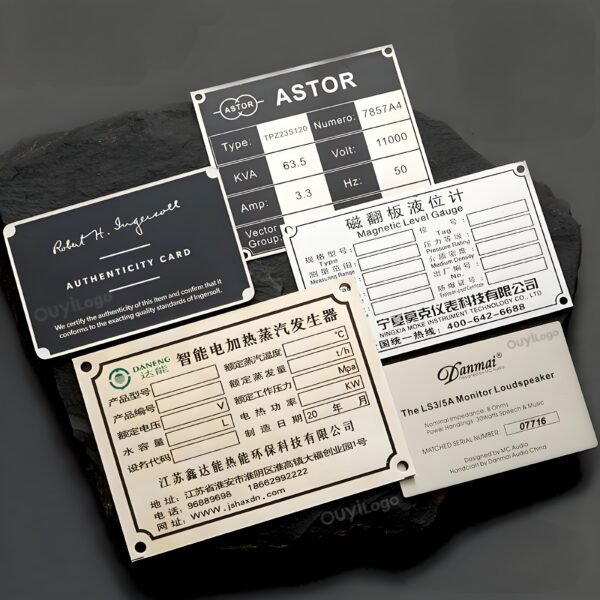 Screen Printed Metal Nameplates - Pacific Nameplate