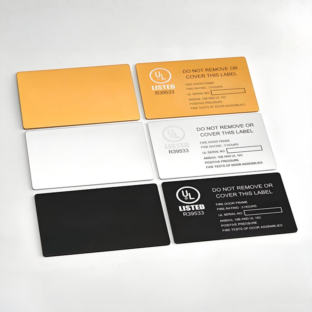 Digitally Printed Nameplates and Labels - Pacific Nameplate